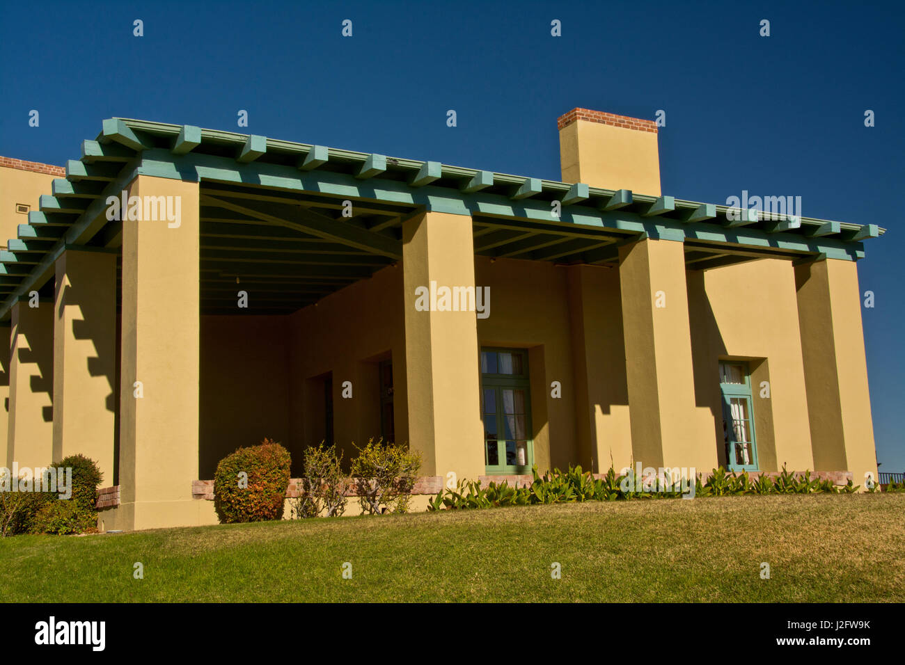 Douglas Mansion, Jerome Historic Park, Jerome, Arizona, USA Stock Photo ...