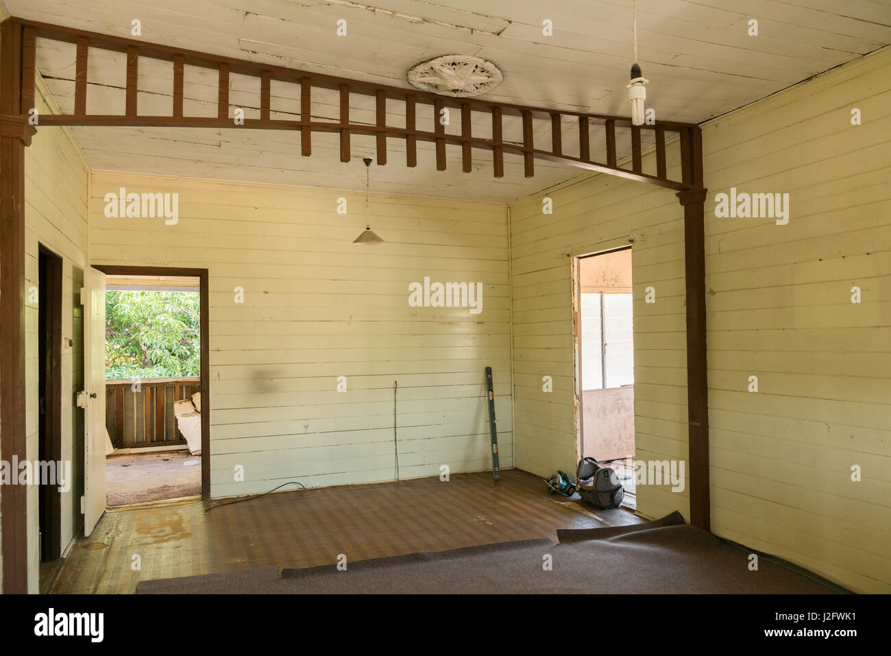 Inside an old house ready for renovation Stock Photo - Alamy