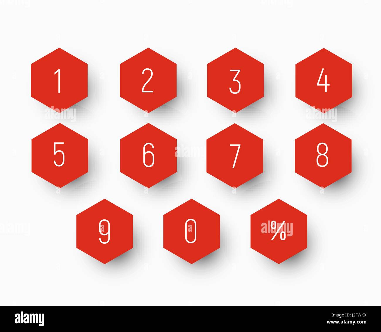 Graphic of the numbers 1 to 9 hi-res stock photography and images - Alamy