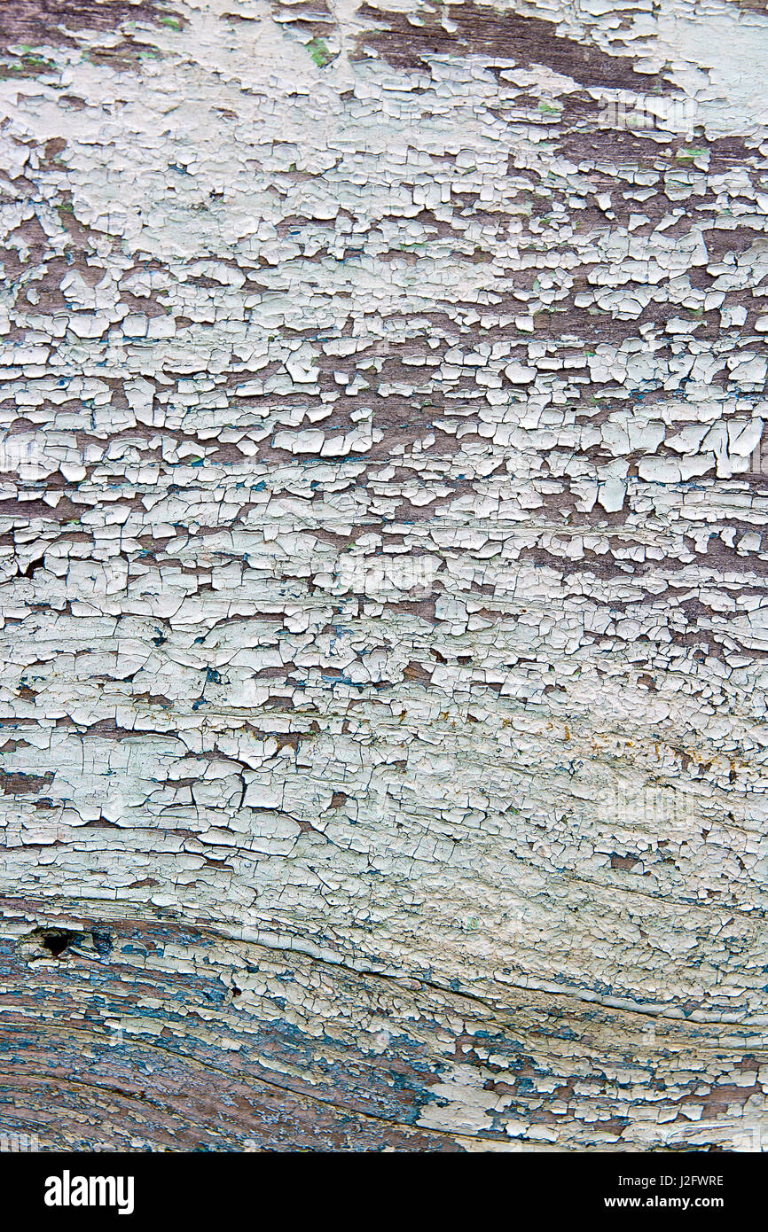 Wood texture with painting color peeled off. Flaking paint - wood ...