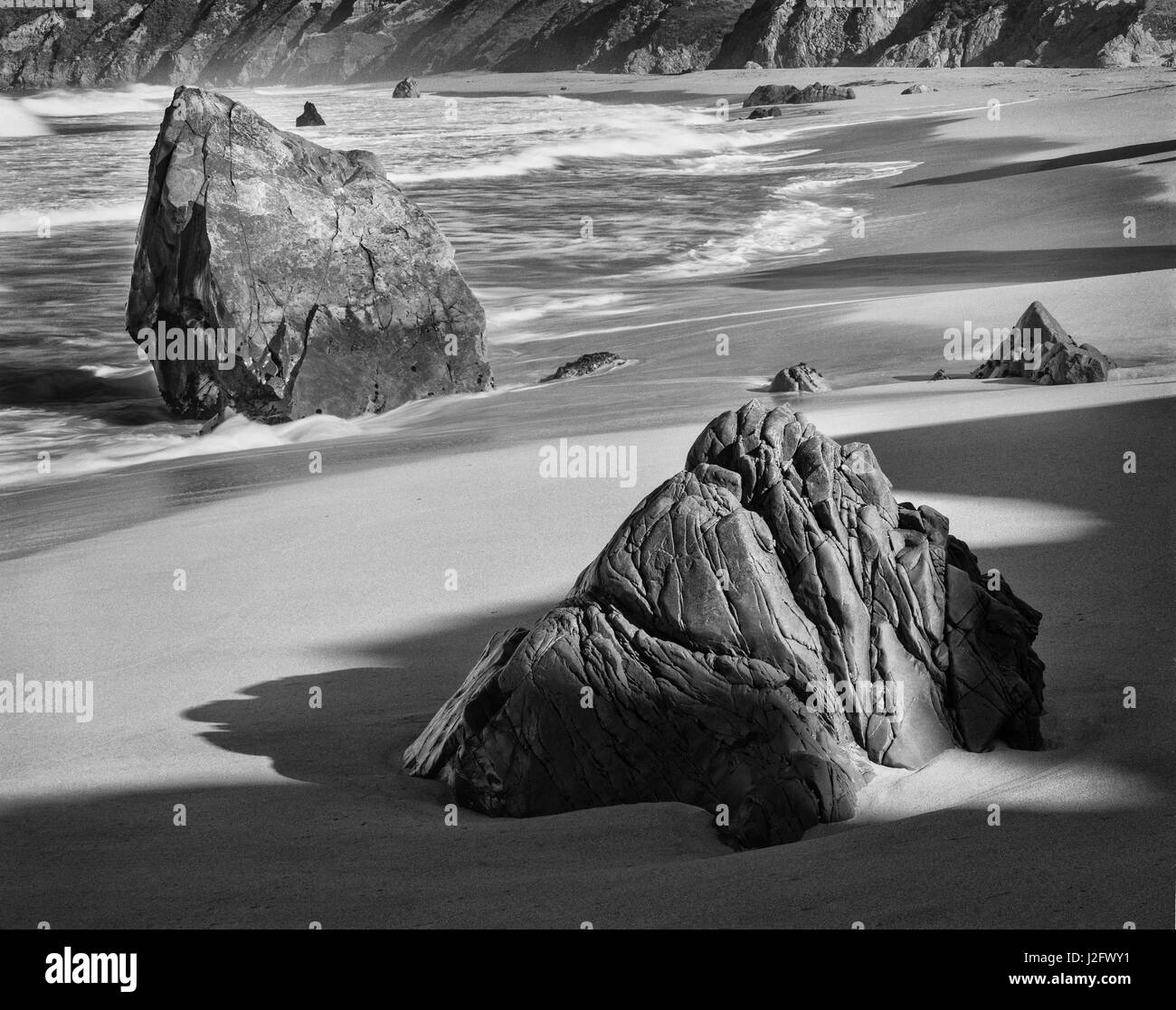 USA, California, Garrapata Beach Stock Photo - Alamy