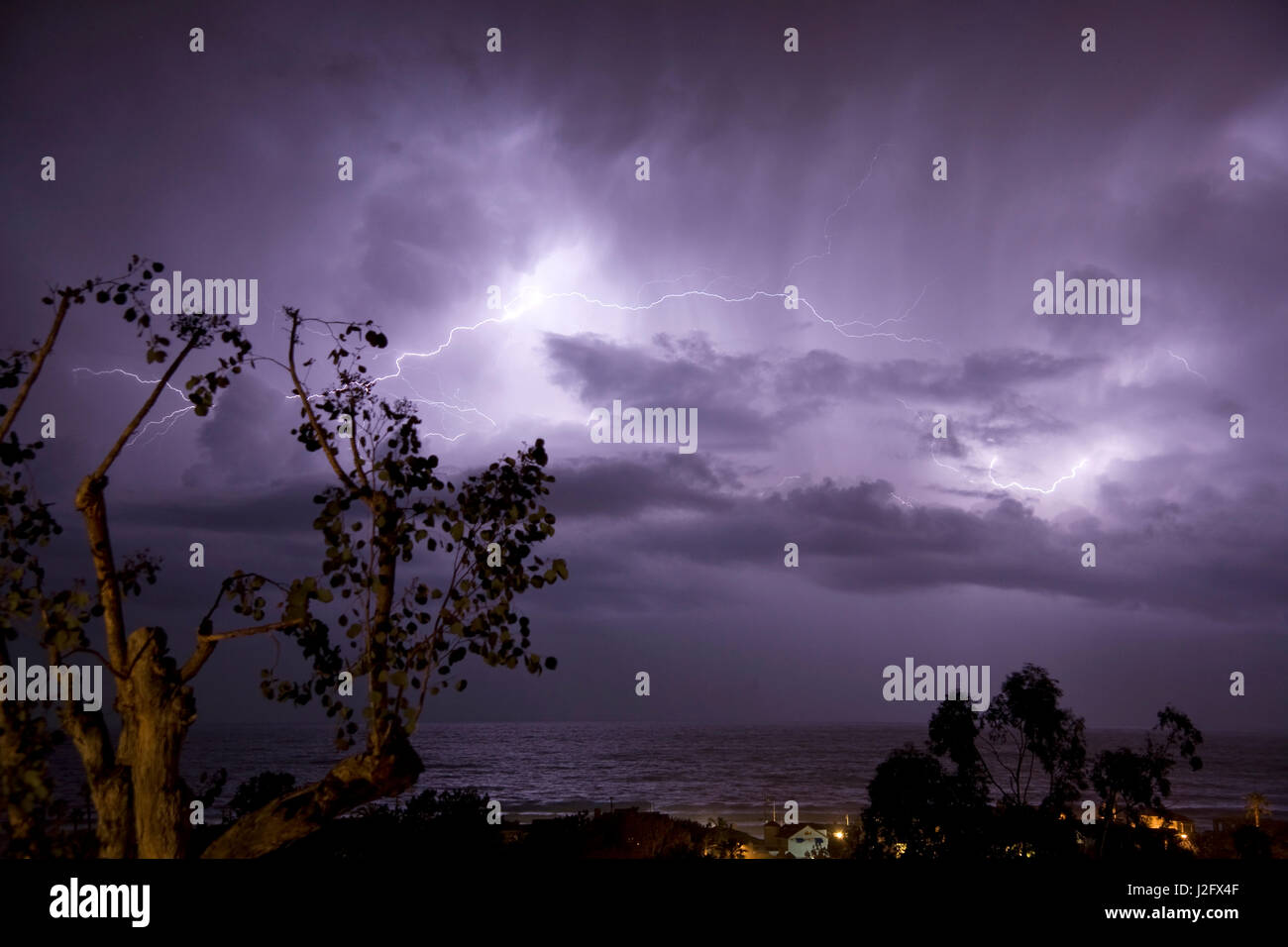 California lightning hi-res stock photography and images - Alamy
