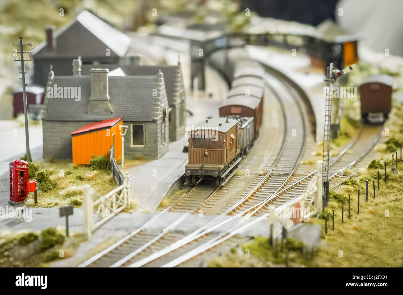 Model railroad village hi-res stock photography and images - Alamy
