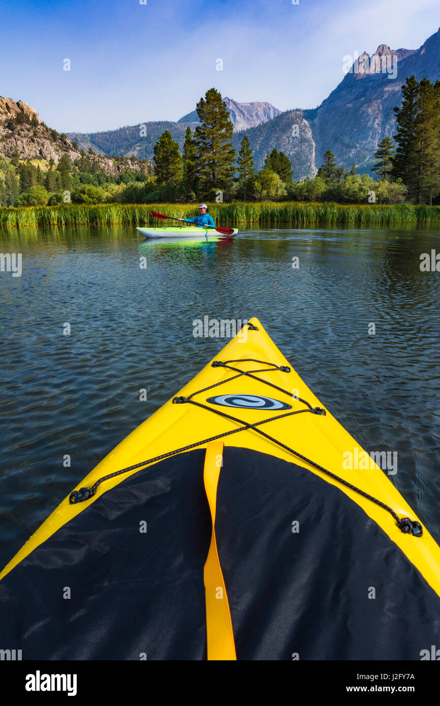Kayaking on Silver Lake, Inyo National Forest, June Lake, California ...