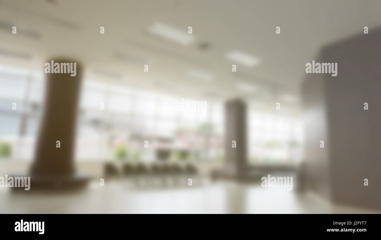 Abstract blur hospital and medical clinic interior for background Stock ...