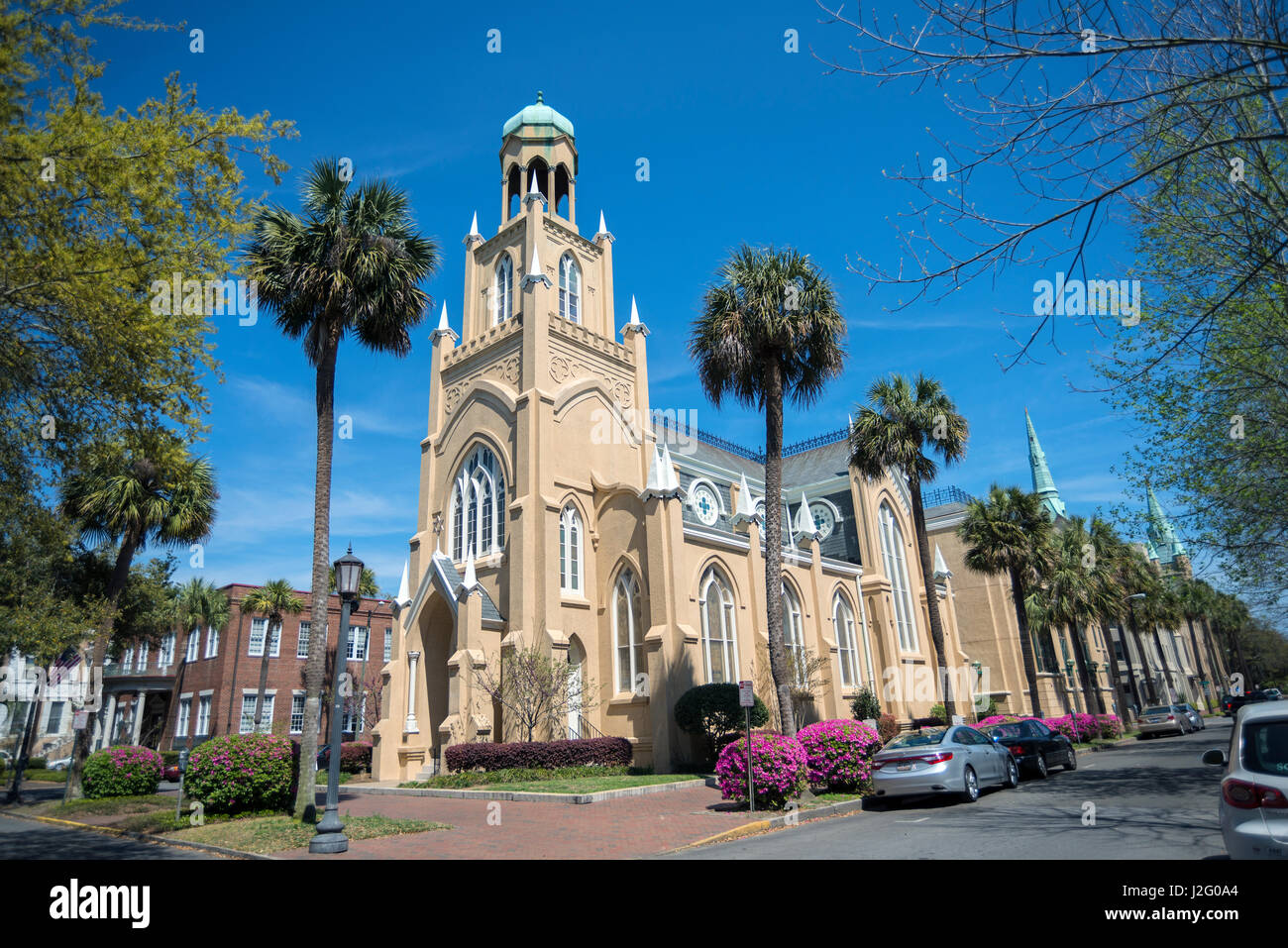 USA, Georgia, Savannah, Congregation Mickve Israel, synagogue (Large ...