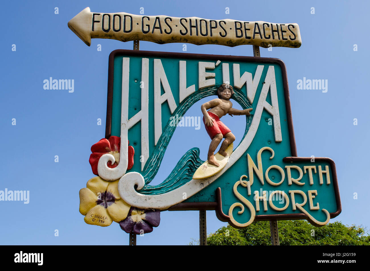 Haleiwa Sign High Resolution Stock Photography and Images - Alamy