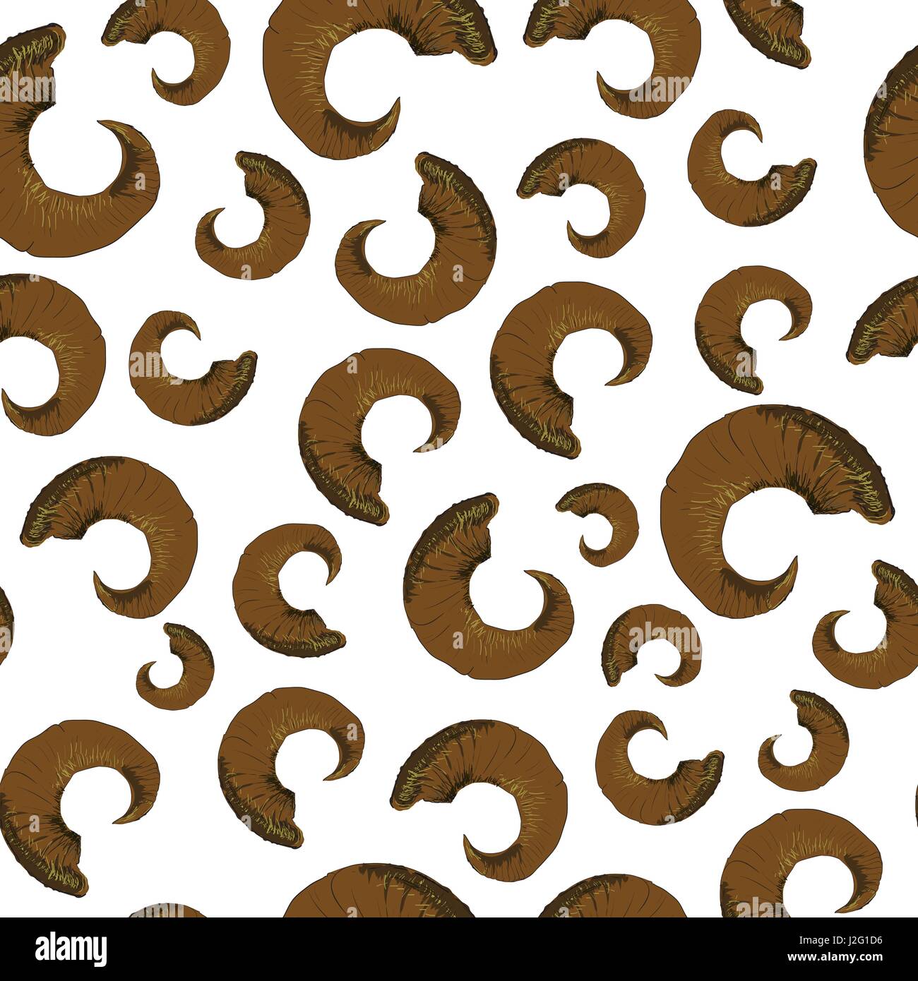 Horns of Ram Seamless Pattern Stock Vector Image & Art - Alamy