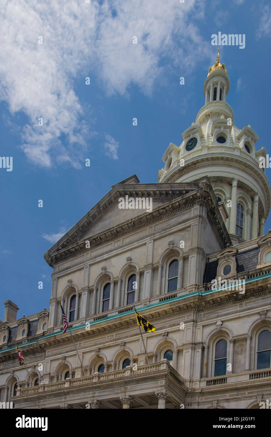 Baltimore dome city hall hi-res stock photography and images - Alamy