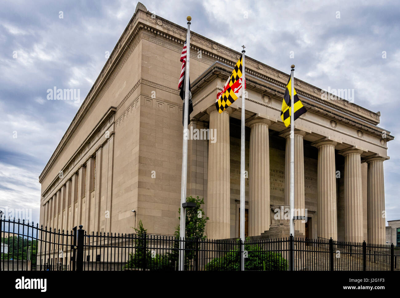 Baltimore's classical War Memorial Stock Photo - Alamy