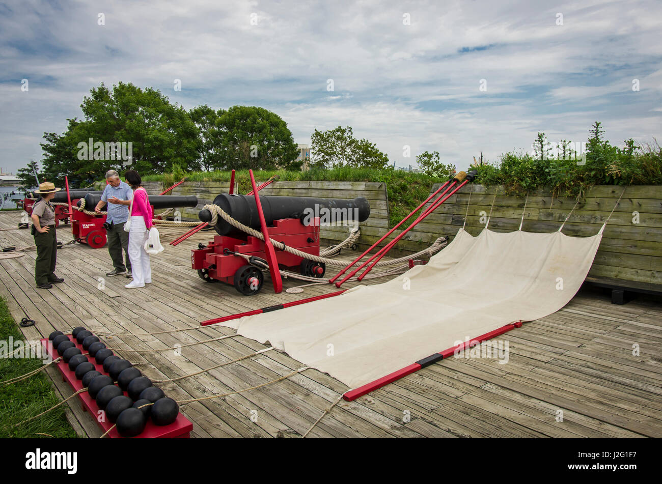 Historic Fort McHenry, birthplace of the Star Spangled Banner, the ...