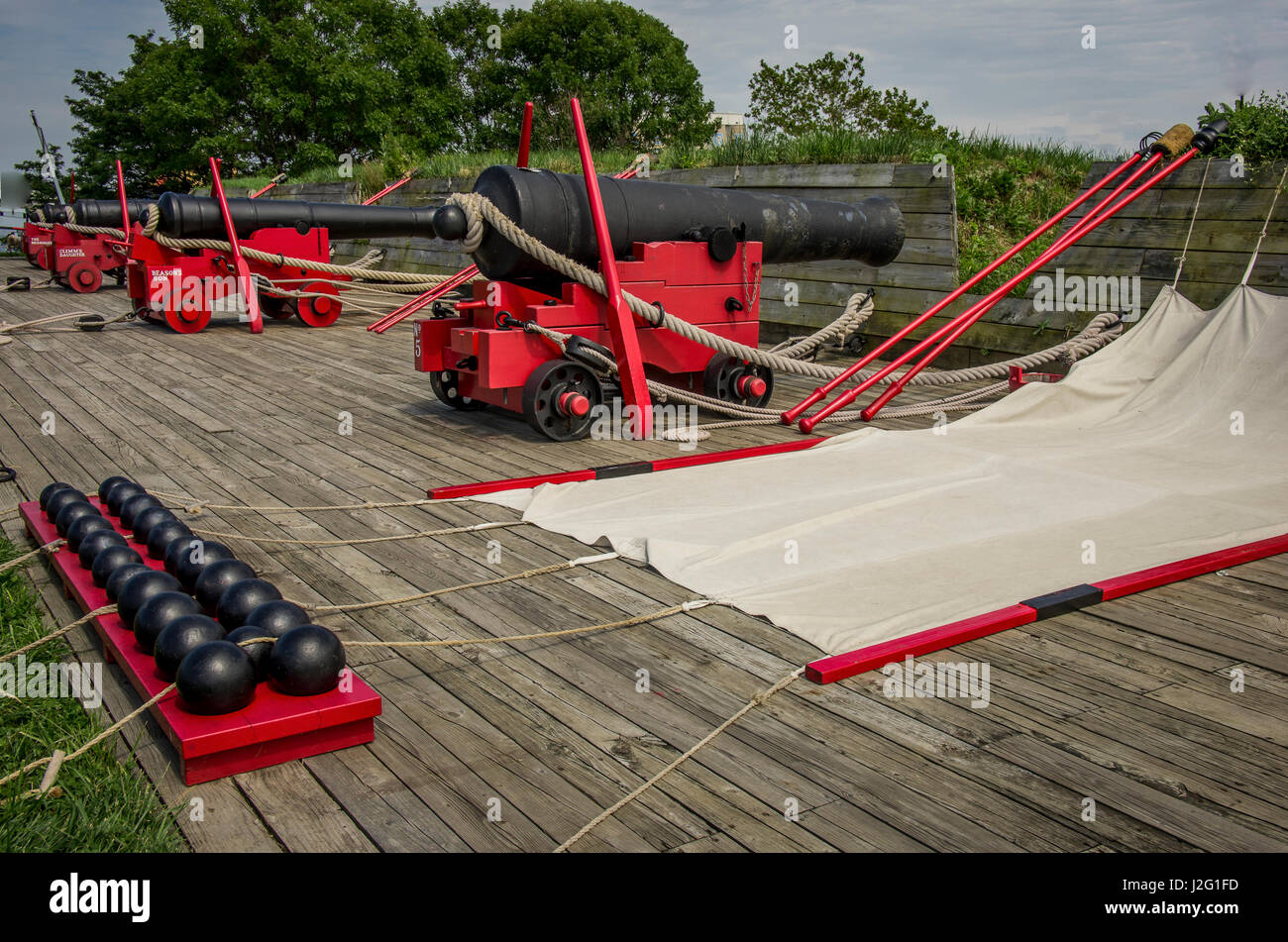Historic Fort McHenry, birthplace of the Star Spangled Banner, the ...