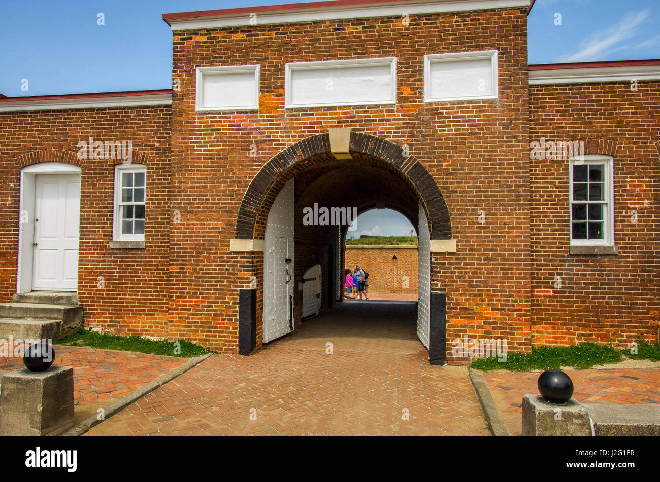 Historic Fort McHenry, birthplace of the Star Spangled Banner, the ...