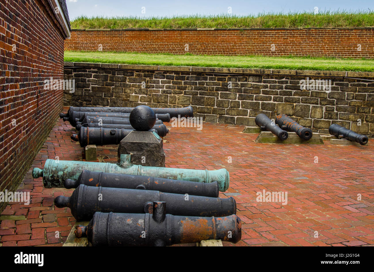 Historic Fort McHenry, birthplace of the Star Spangled Banner, the ...