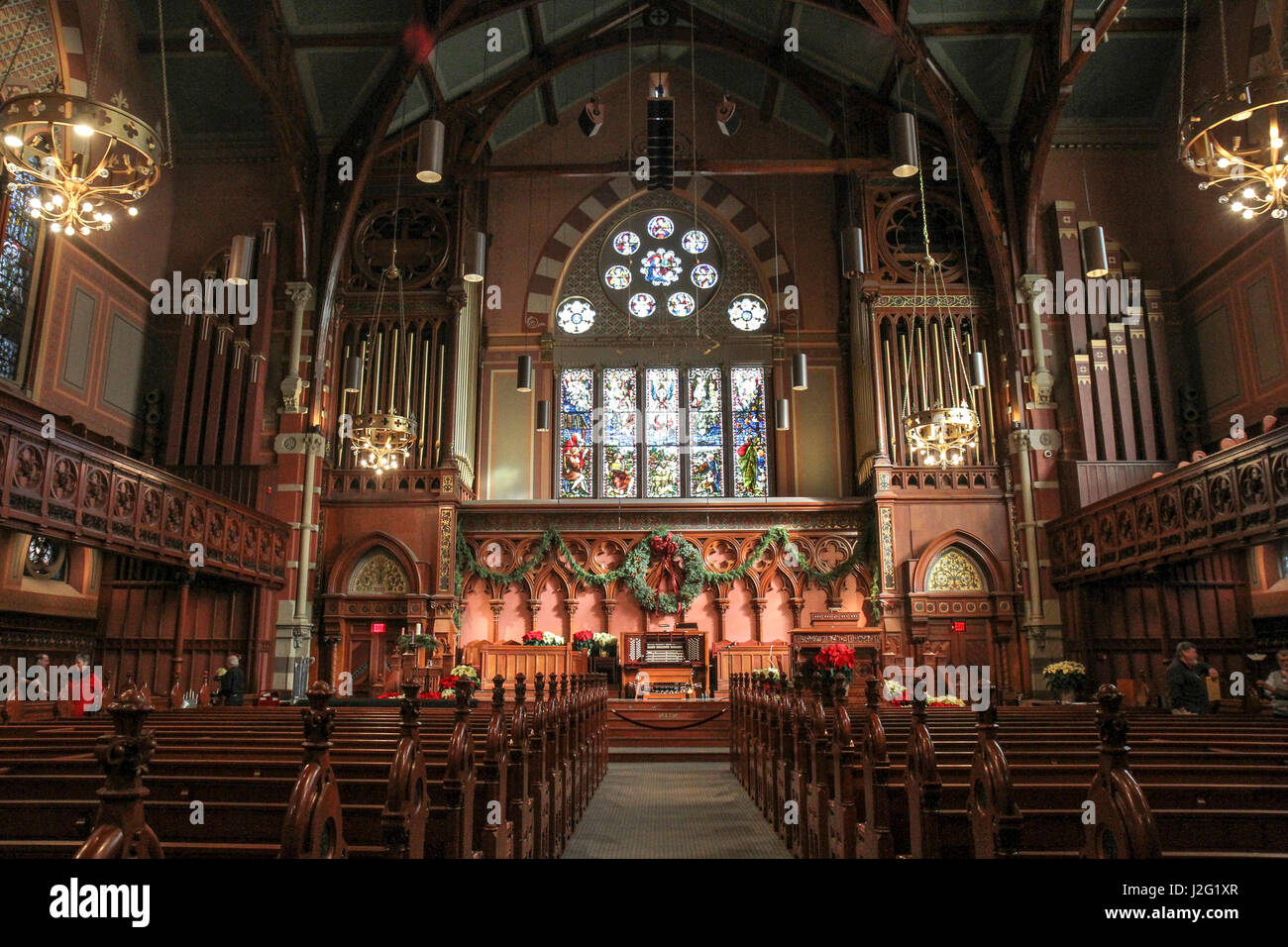 Inside Trinity Church, Boston, Massachusetts, USA Stock Photo - Alamy