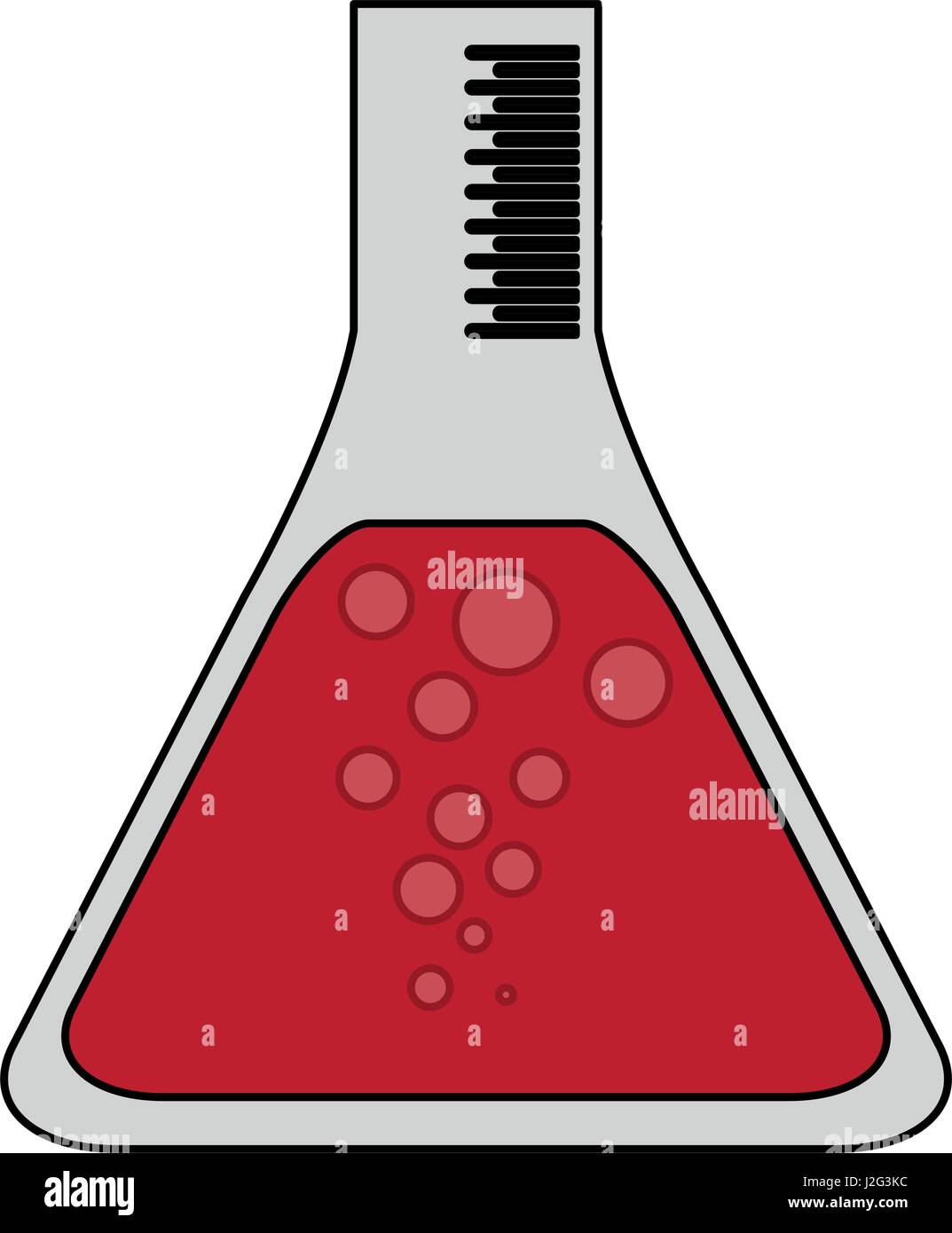 color graphic glass beaker for laboratory Stock Vector Image & Art - Alamy