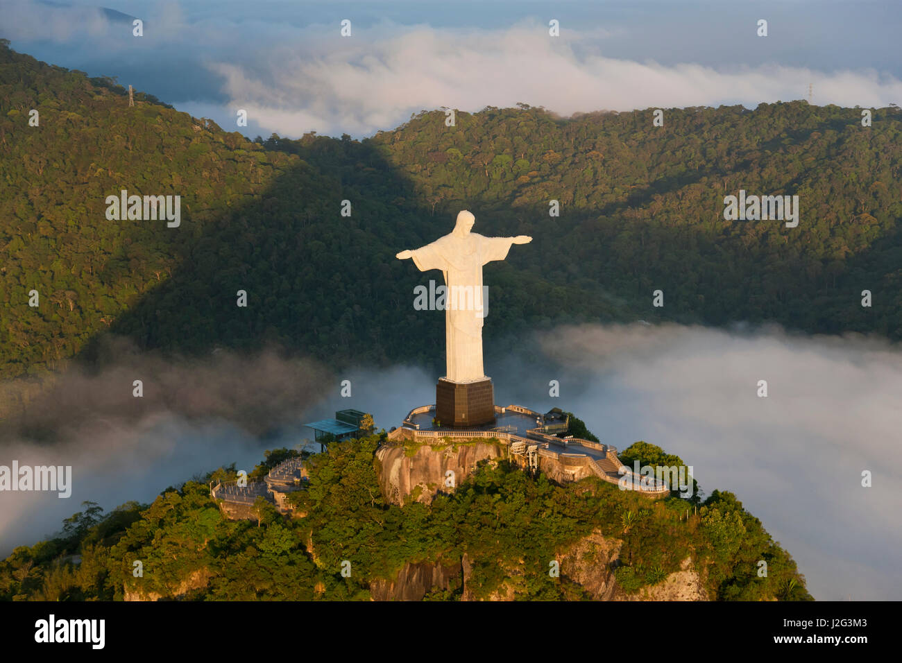 The Art Deco statue of Jesus, known as Cristo Redentor (Christ the ...