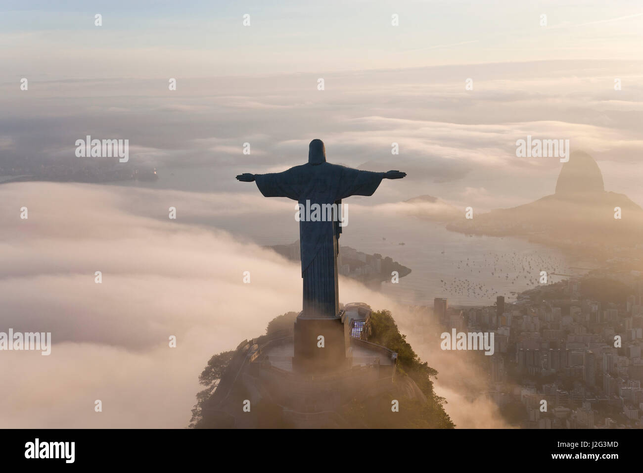 The Art Deco statue of Jesus, known as Cristo Redentor (Christ the ...