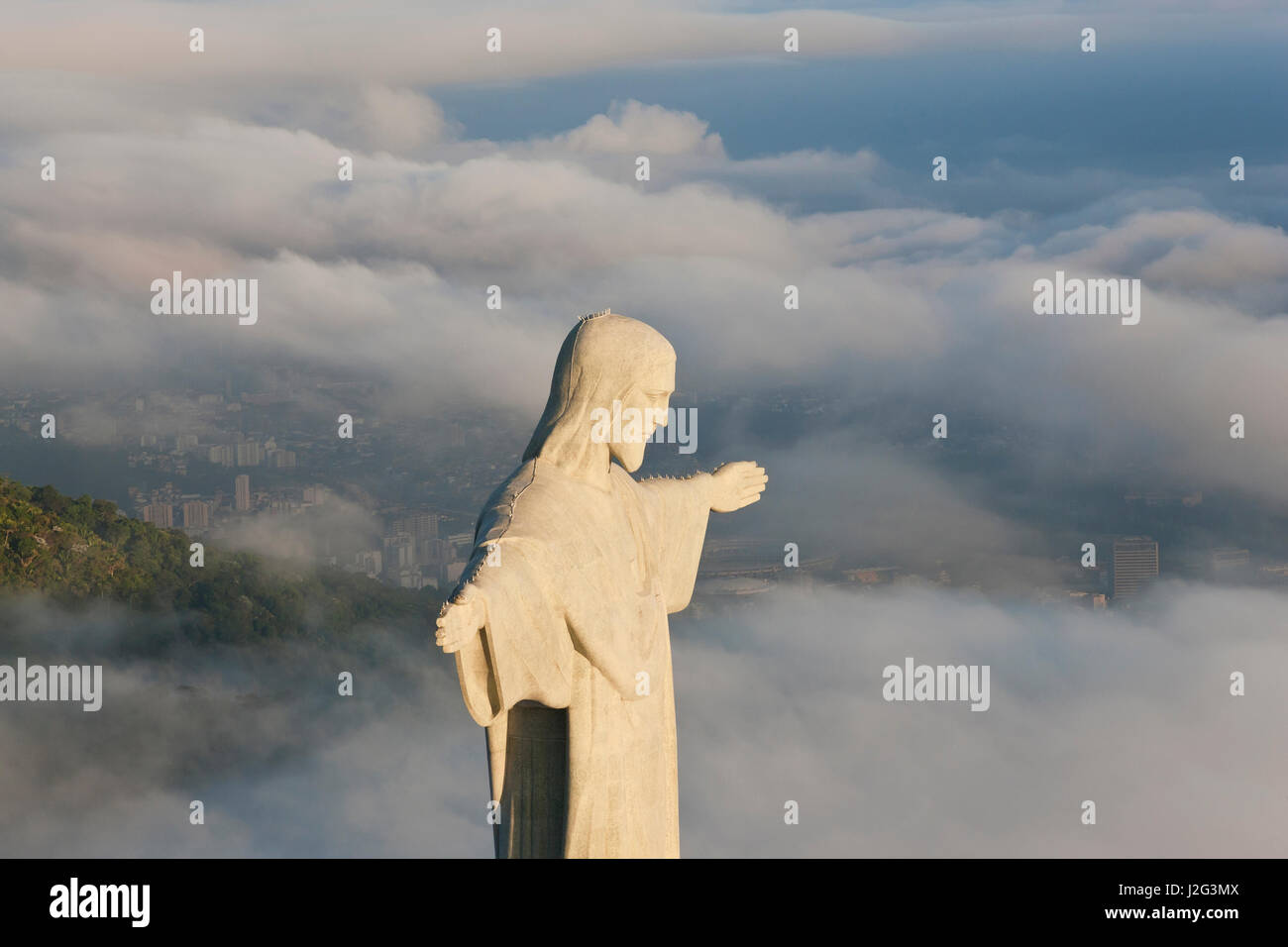 The Art Deco statue of Jesus, known as Cristo Redentor (Christ the ...