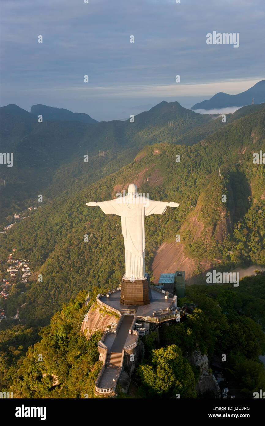 Art Deco statue of Jesus, known as Cristo Redentor (Christ the Redeemer ...