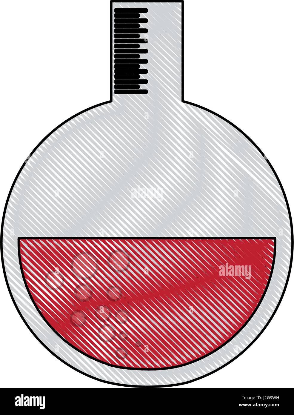 color blurred stripe of glass circular beaker for laboratory Stock ...