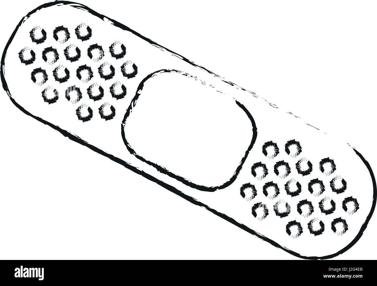 blurred silhouette band aid cure Stock Vector Image & Art - Alamy