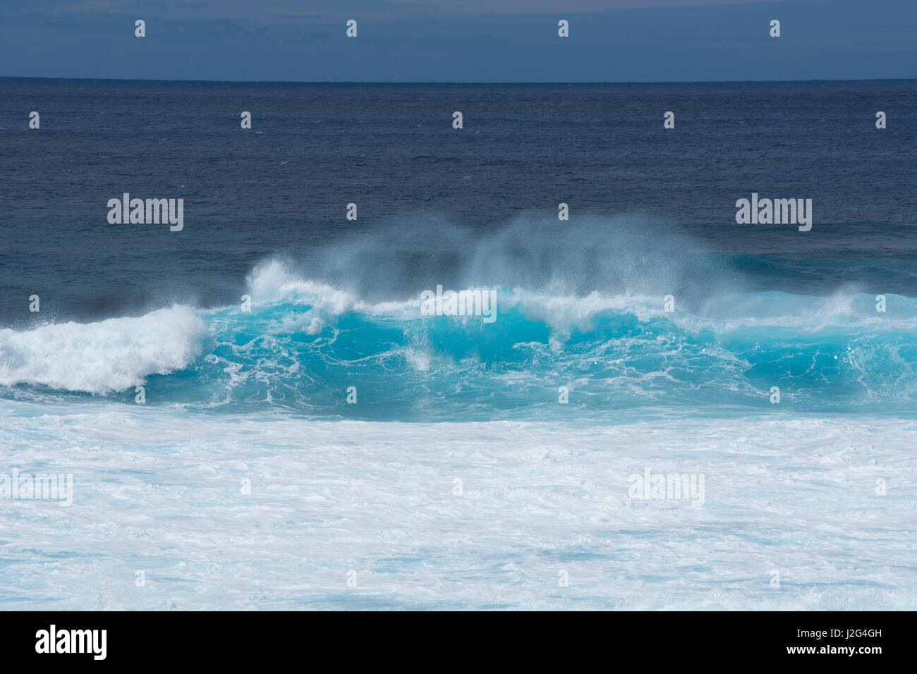 Chile, Easter Island aka Rapa Nui. Pacific Ocean views of crashing ...