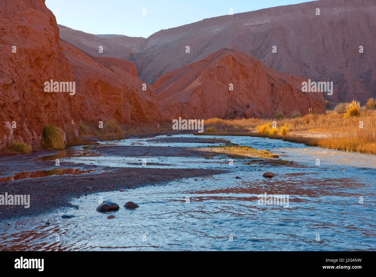 The site of the river crossing from San Pedro de Atacama to Catarpe in ...