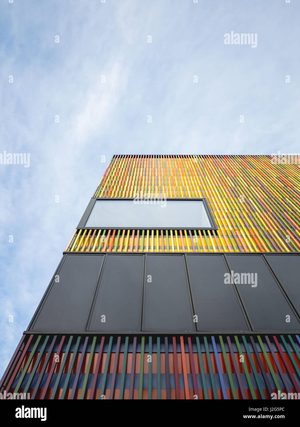 Munich, 5th February 2071: Looking up at the Museum Brandhorst Art ...