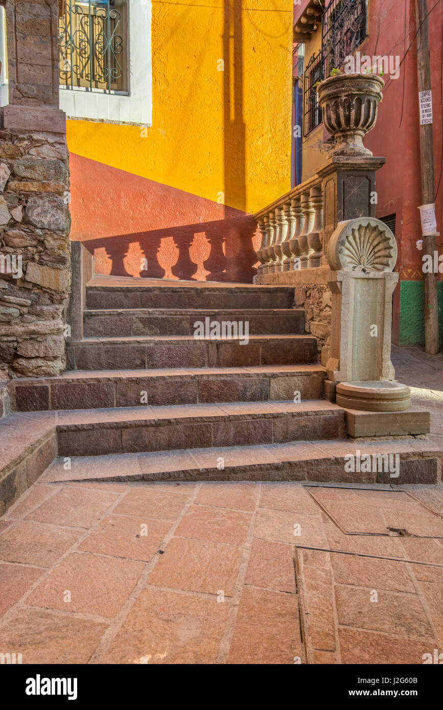 Mexico, Guanajuato, Steps and Shadows (Large format sizes available ...