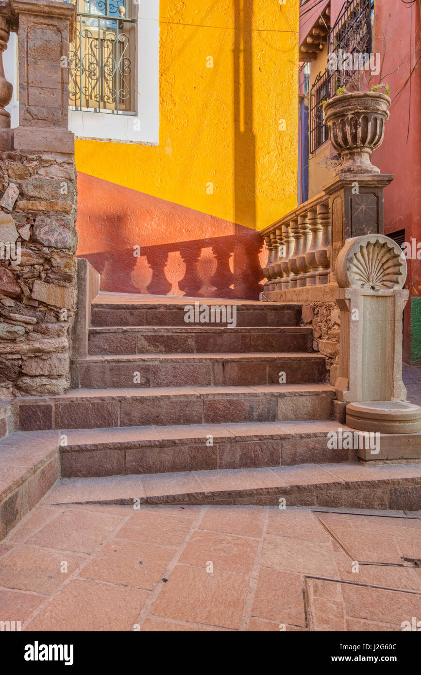 Mexico, Guanajuato, Steps and Shadows (Large format sizes available ...