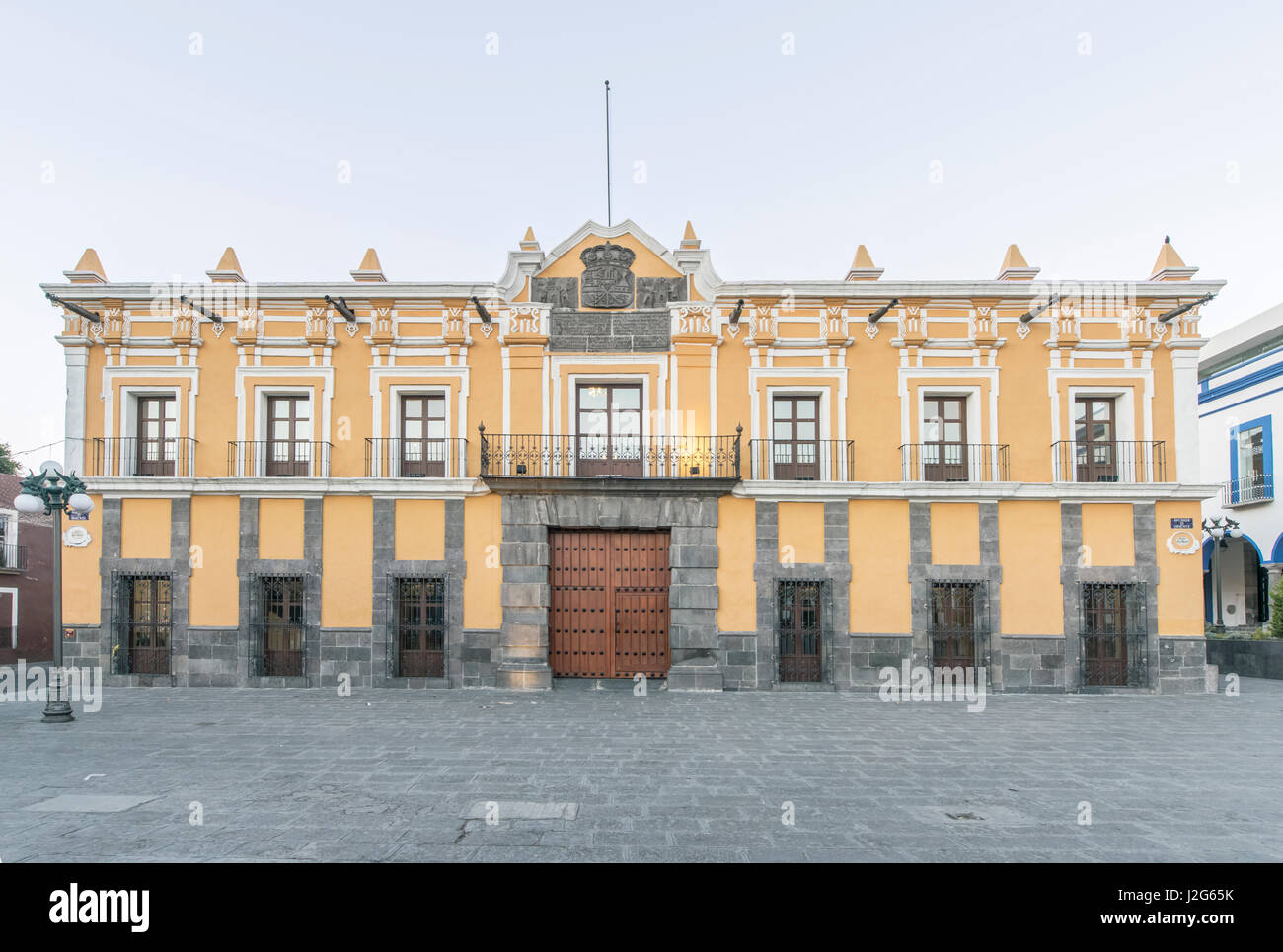 Mexico, Puebla, Historic District, Colonial Building (Large format ...