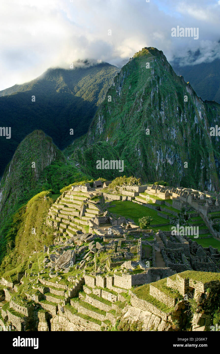 South America, Peru, Machu Picchu, Morning Stock Photo - Alamy