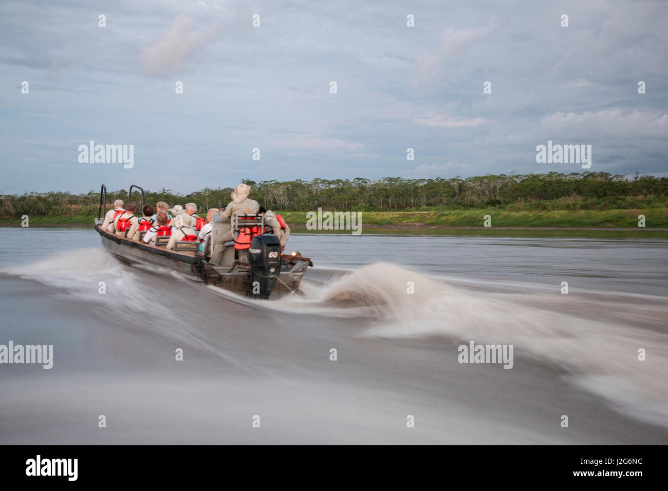 Tourists exploring amazon rainforest hi-res stock photography and ...