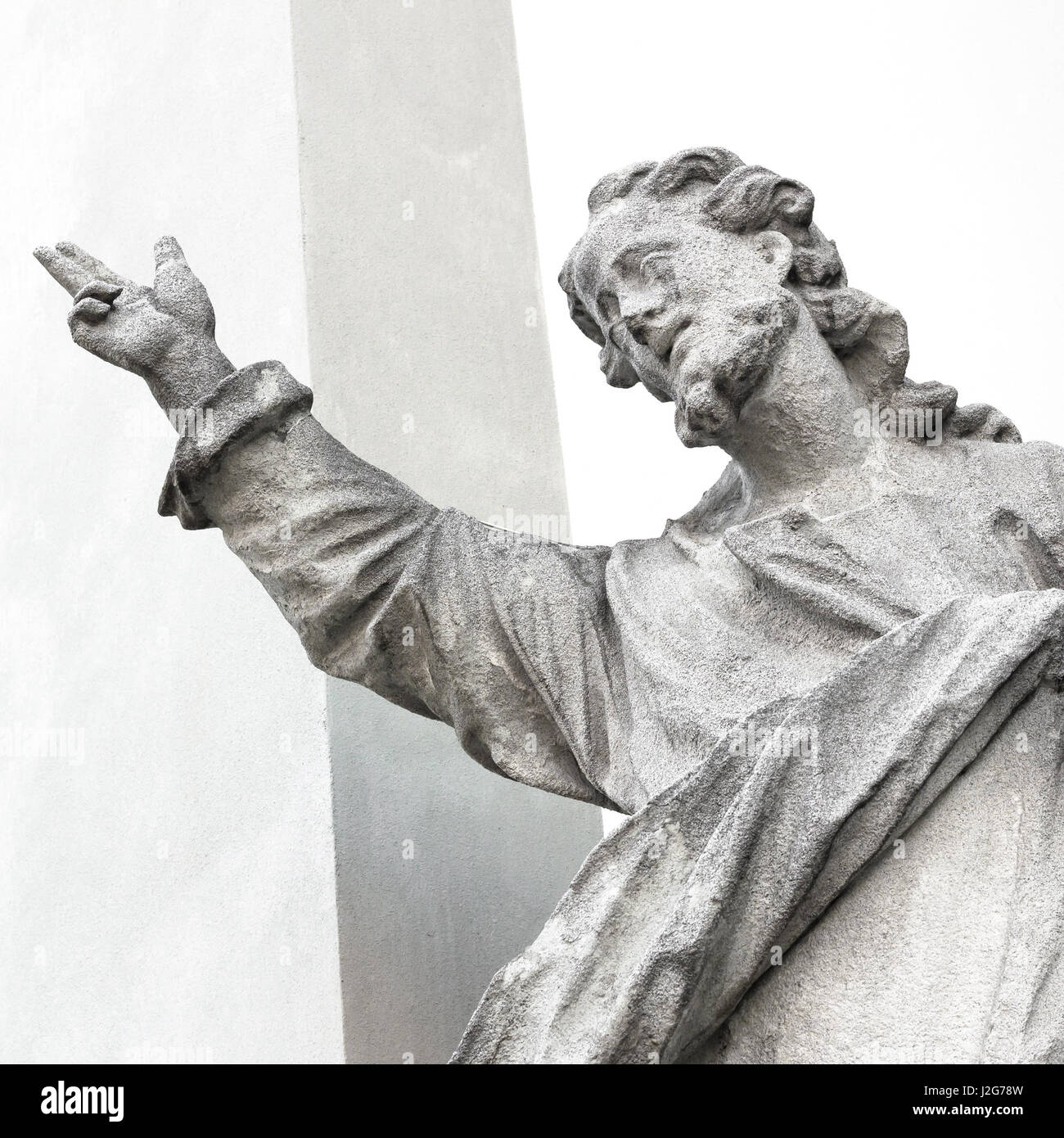 Old statue depicting God Stock Photo - Alamy