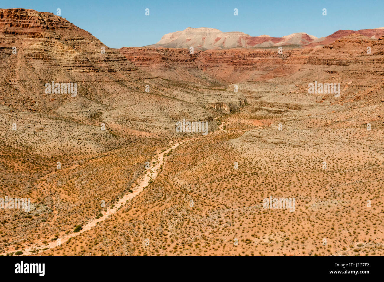 Desert landscape above Grand Canyon. Arizona. USA Stock Photo - Alamy
