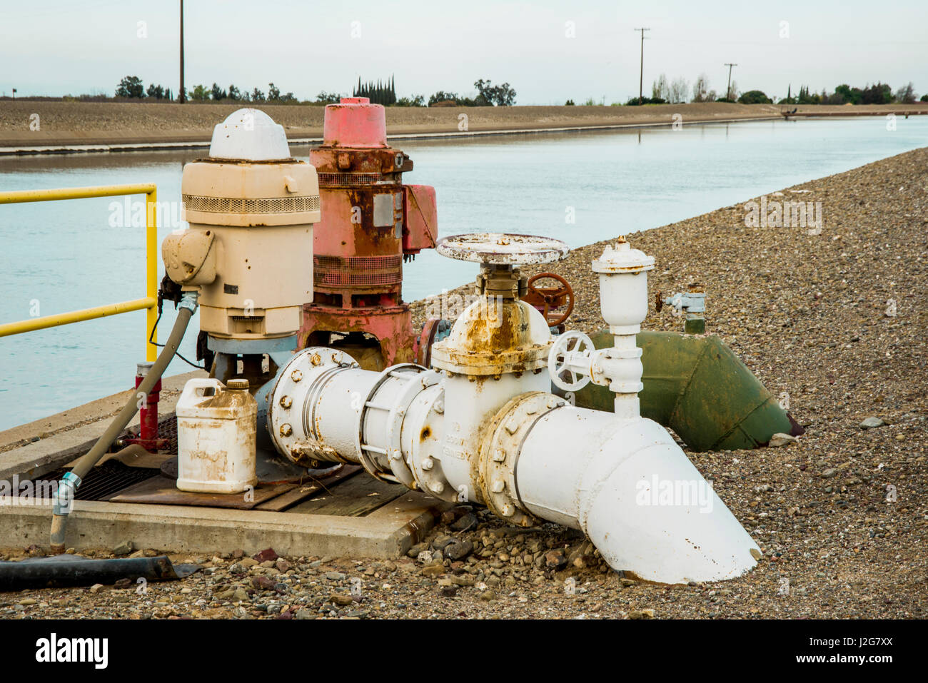 USA, California, Central Valley, Vernalis, off Rt 132, California ...