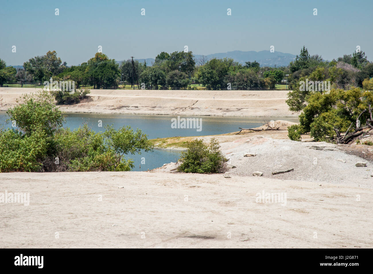 USA, California, Drought Spotlight 3 Route 66 Expedition, Irwindale ...