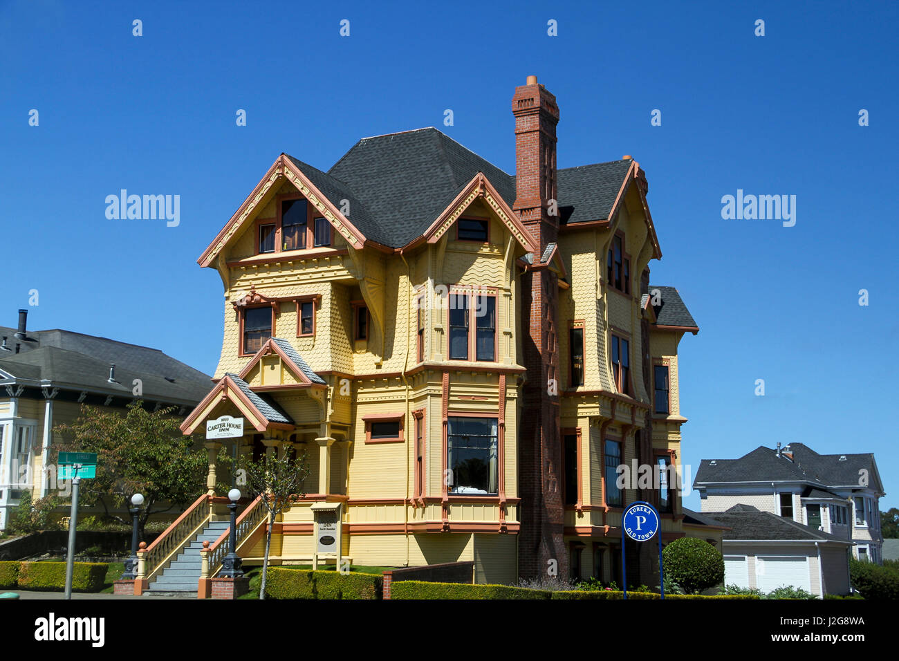 The Carter House Inn, Eureka, California, USA Stock Photo - Alamy