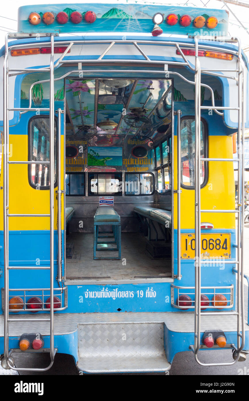 Thailand Bus Vintage Ticket C