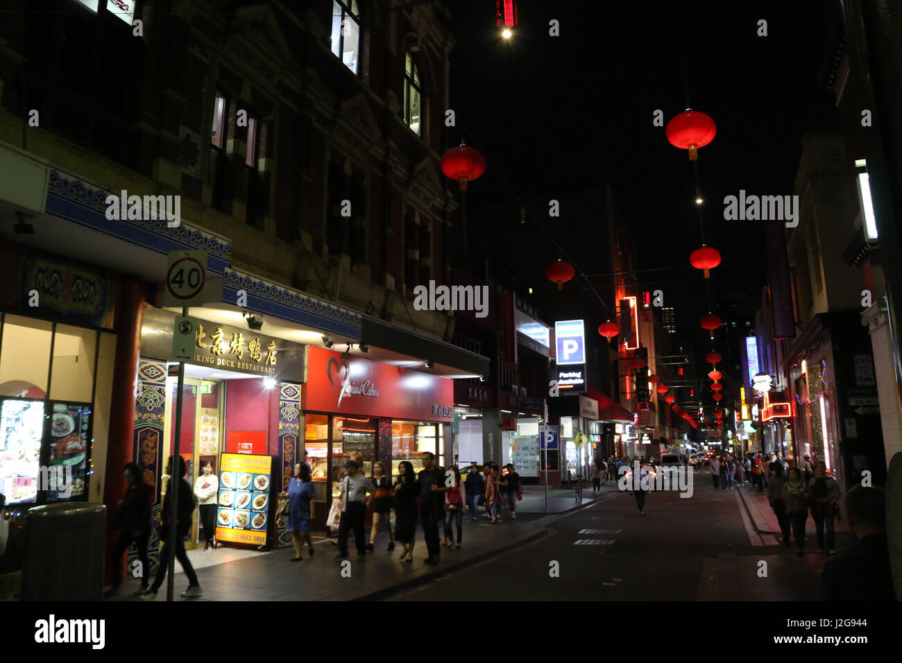 Melbourne, Chinatown, Little Bourke Street, China, town, Chinese ...