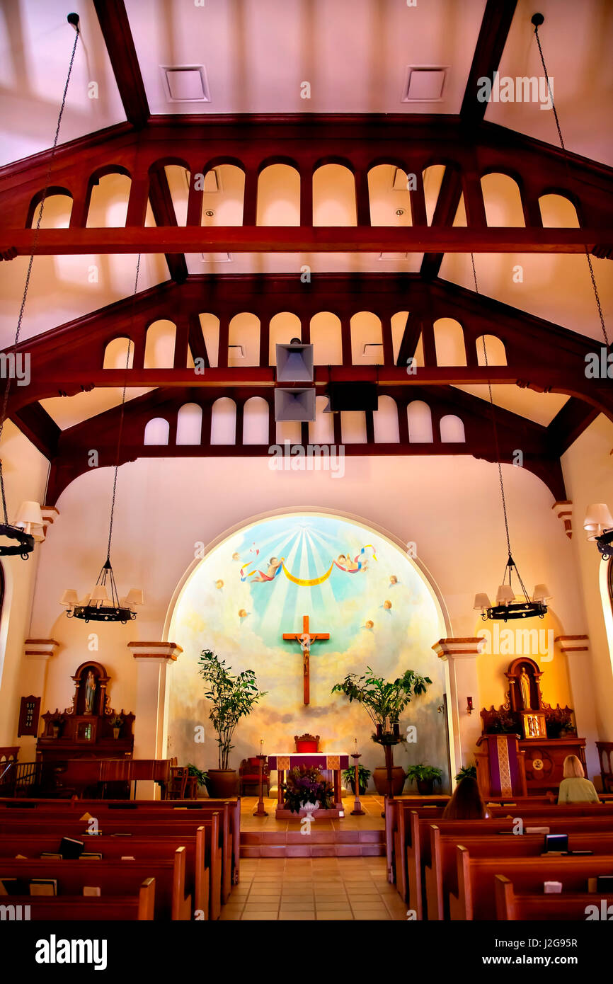 Old Immaculate Conception Church Interior Old San Diego, California ...