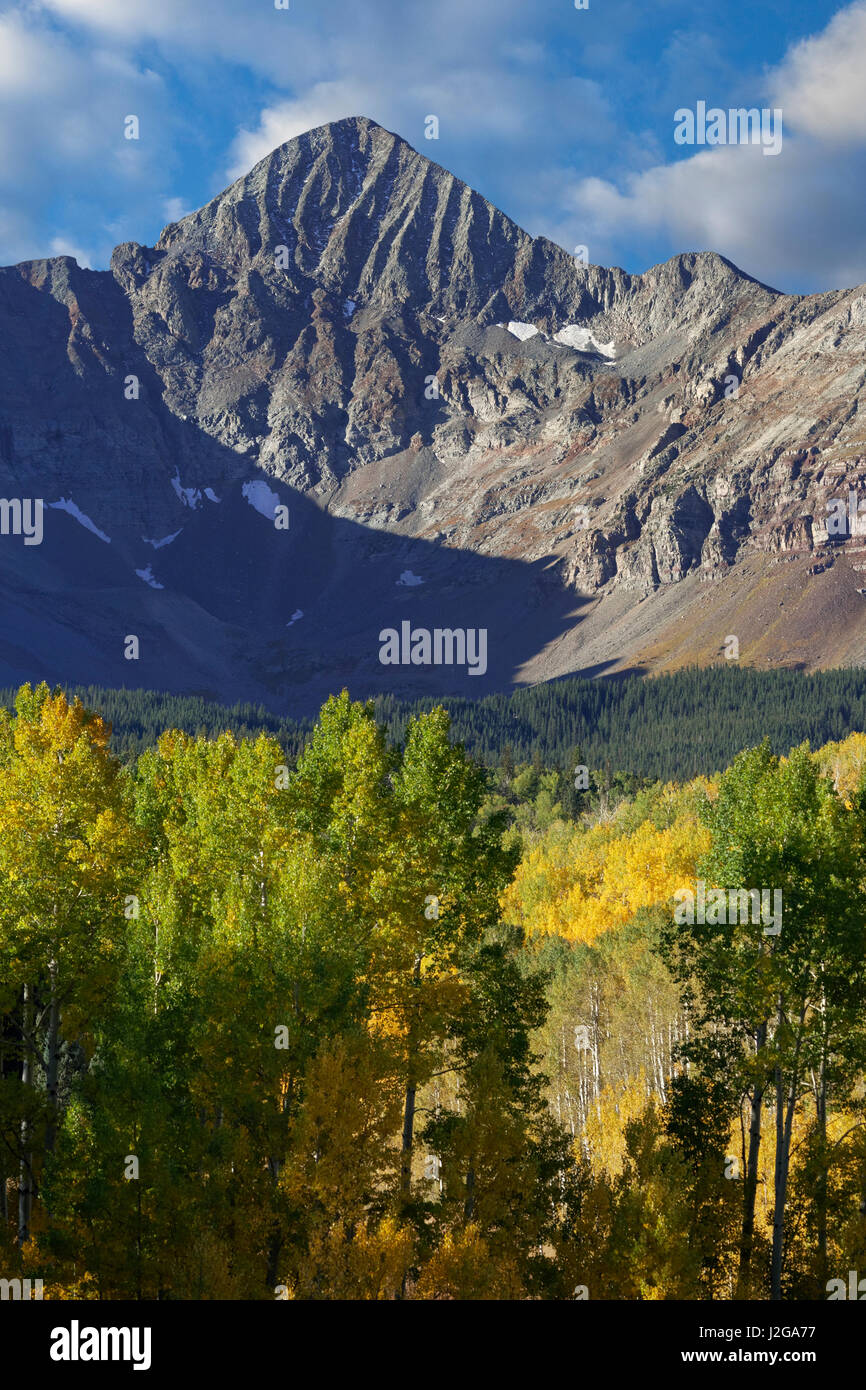 USA, Colorado, San Juan Mountains. Wilson Peak landscape. Credit as ...