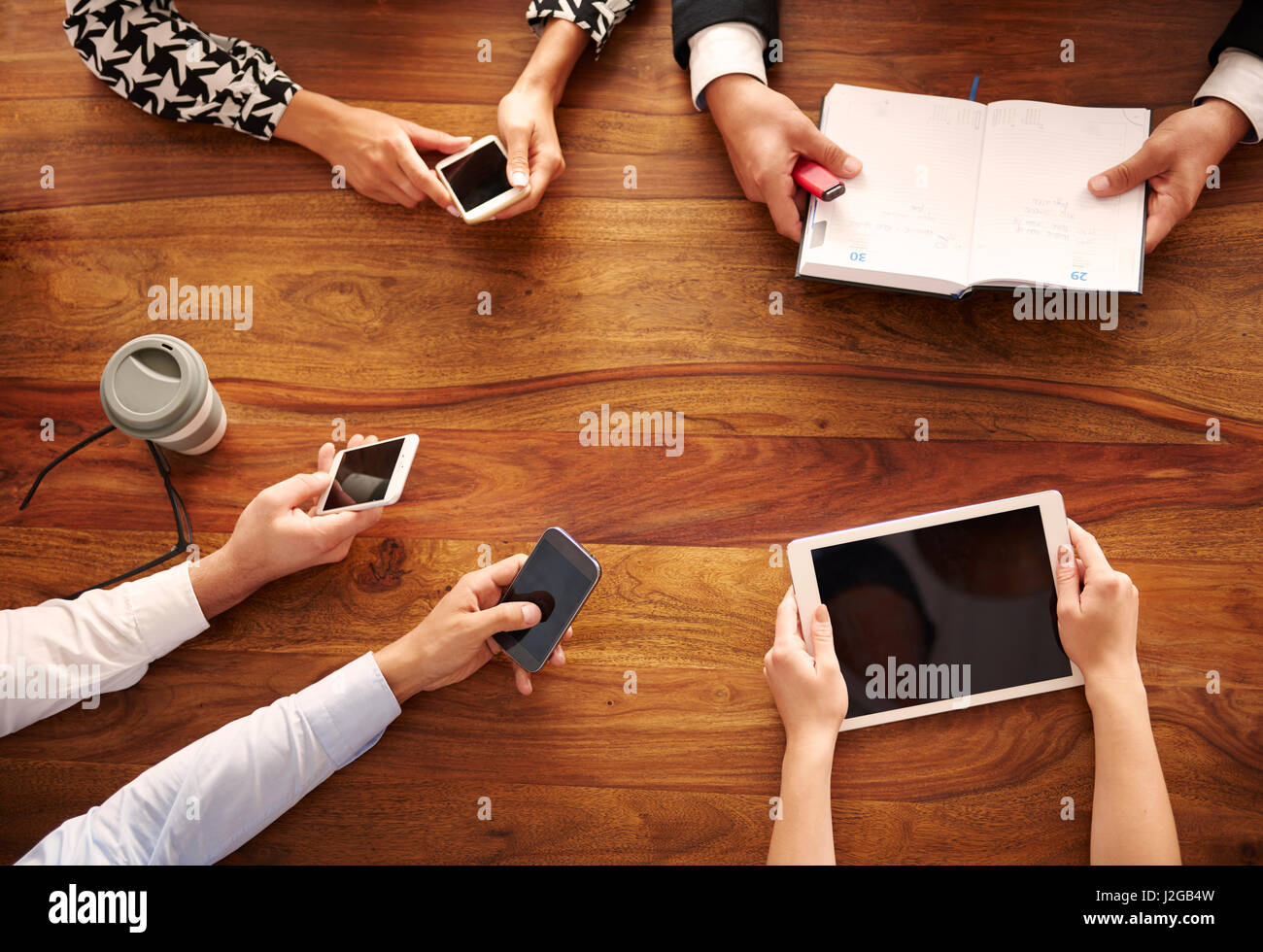 Technology table hi-res stock photography and images - Alamy