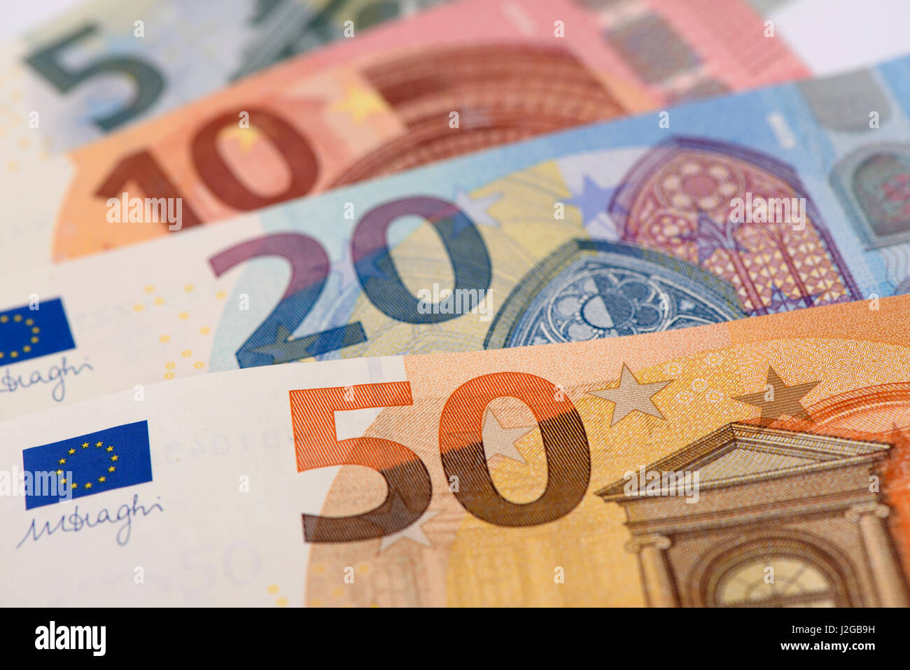Euro banknotes and currency of Europe Stock Photo - Alamy
