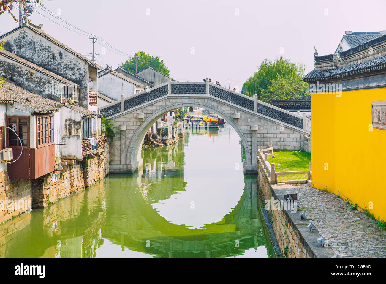 Pekin, China, 2016, Street view. Old city and nature. It's a travel ...