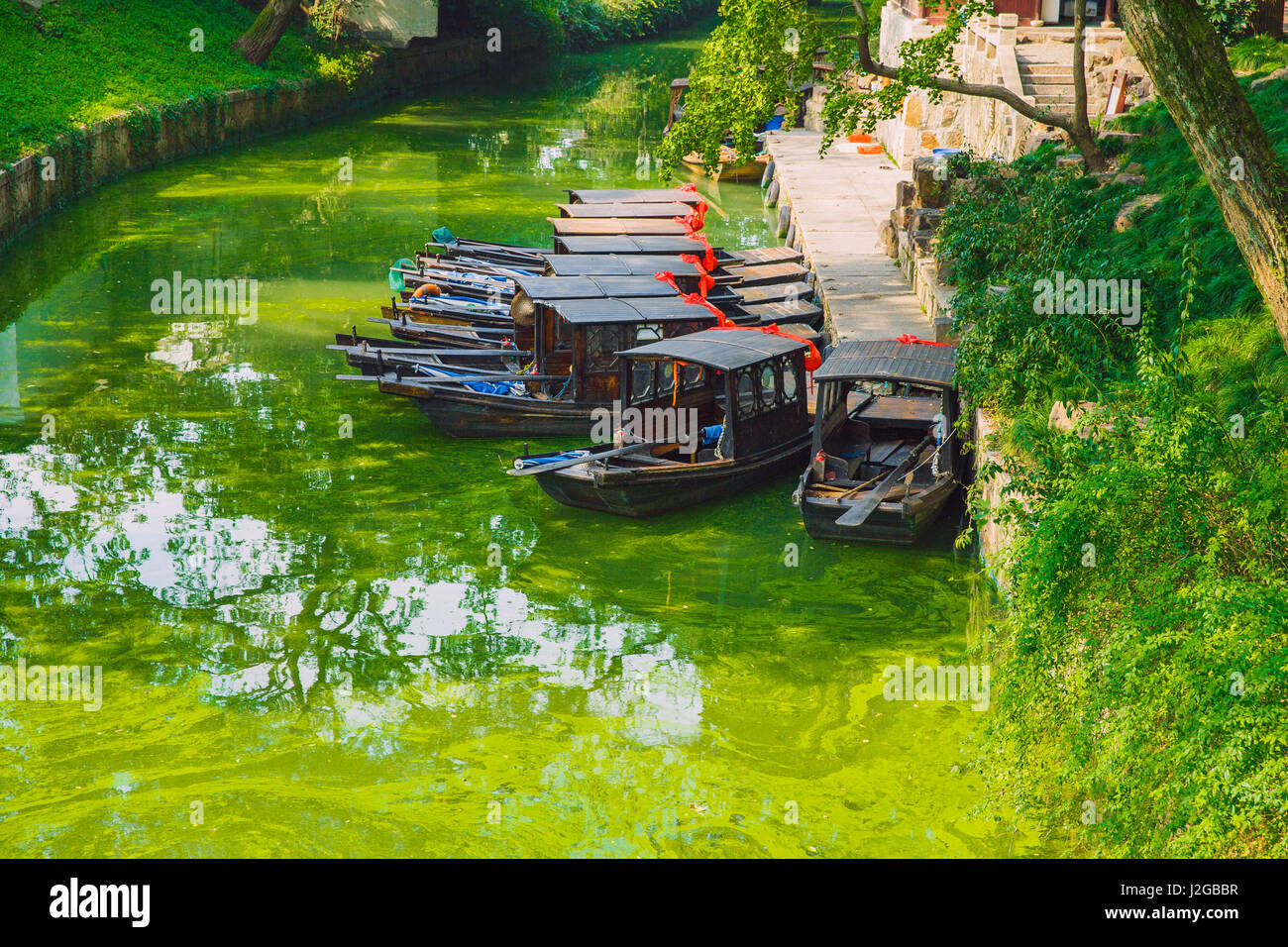 Pekin, China, 2016, Street view. Old city and nature. It's a travel ...