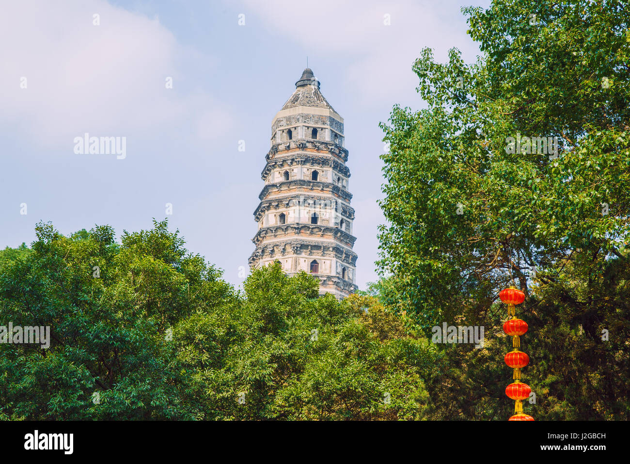 Pekin, China, 2016, Street view. Old city and nature. It's a travel ...