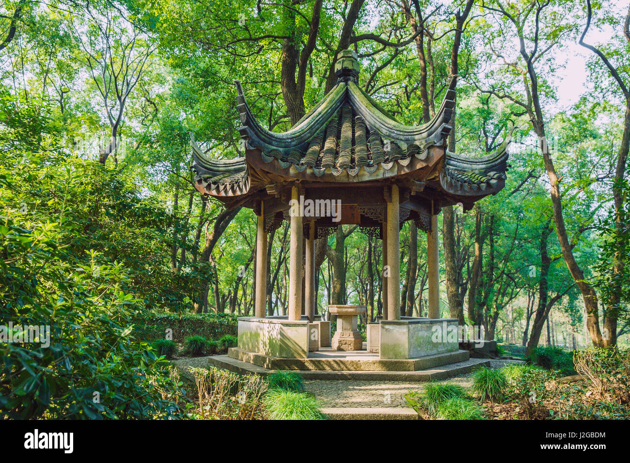 Pekin, China, 2016, Street view. Old city and nature. It's a travel ...