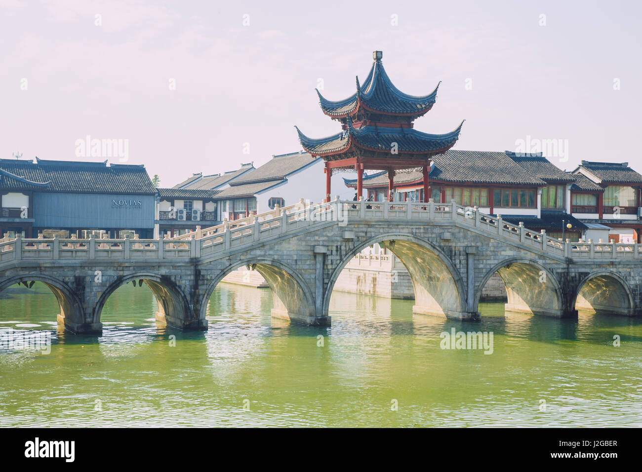 Pekin, China, 2016, Street view. Old city and nature. It's a travel ...